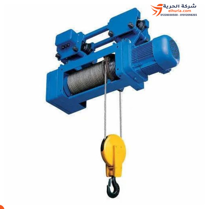 ونش كهربائي حمولة 3 طن 4 حركة 18 متر واير روسي ماركة MAGNUM